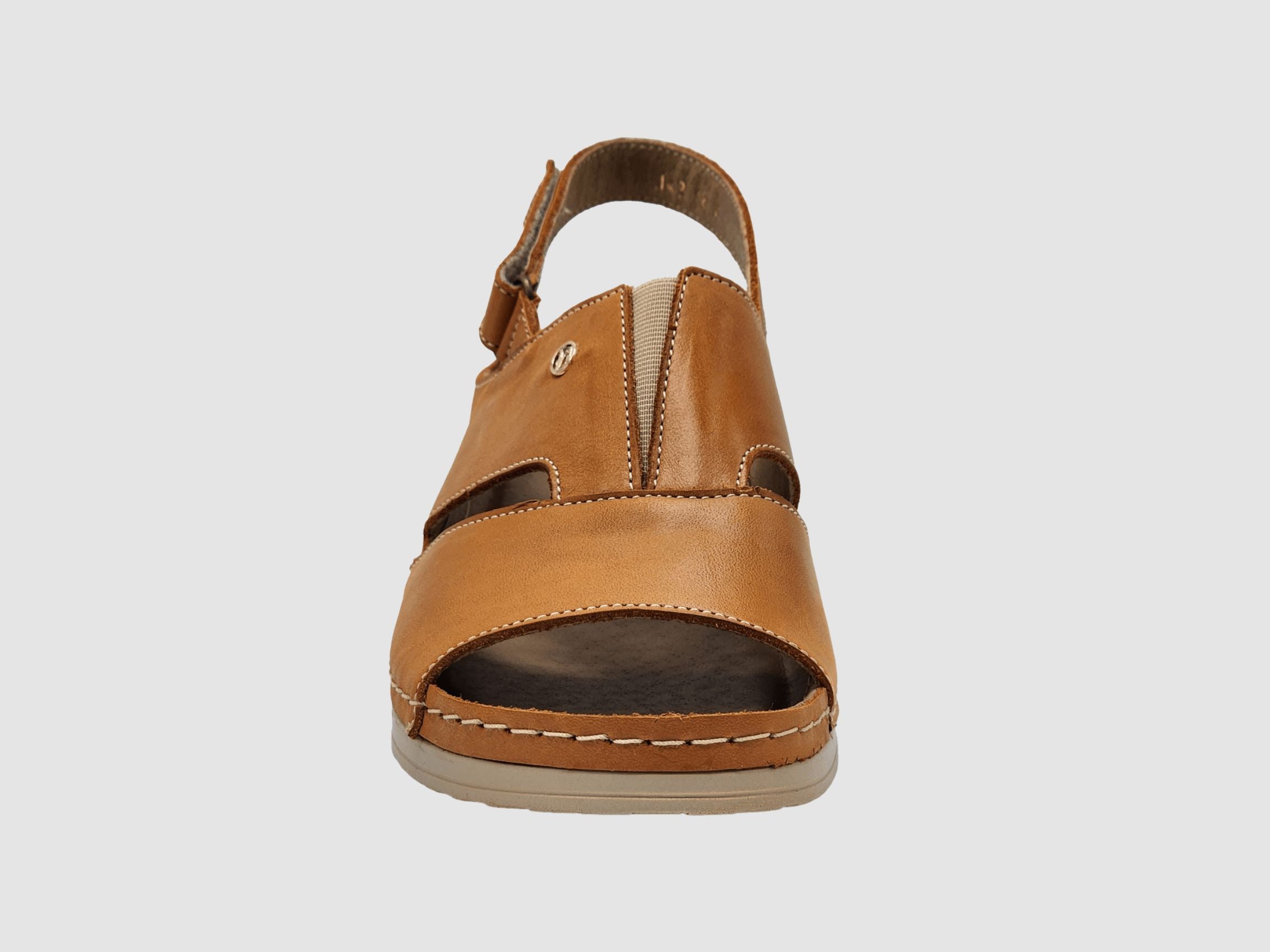 Women's Eos Leather Sandals - Orange – Euro Shoe House